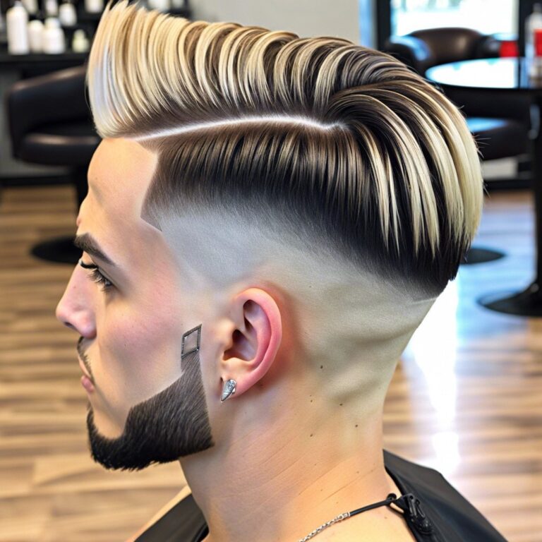 15 Burst Fade V Back Hairstyles to Elevate Your Look – Burst of Style
