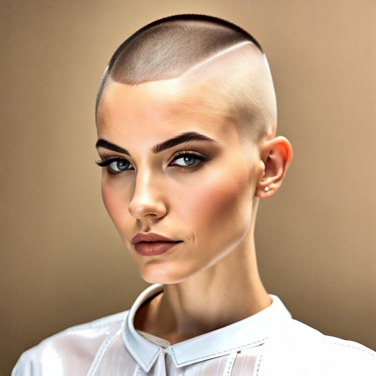15 Half Buzz Cut Ideas for a Bold New Look – Burst of Style