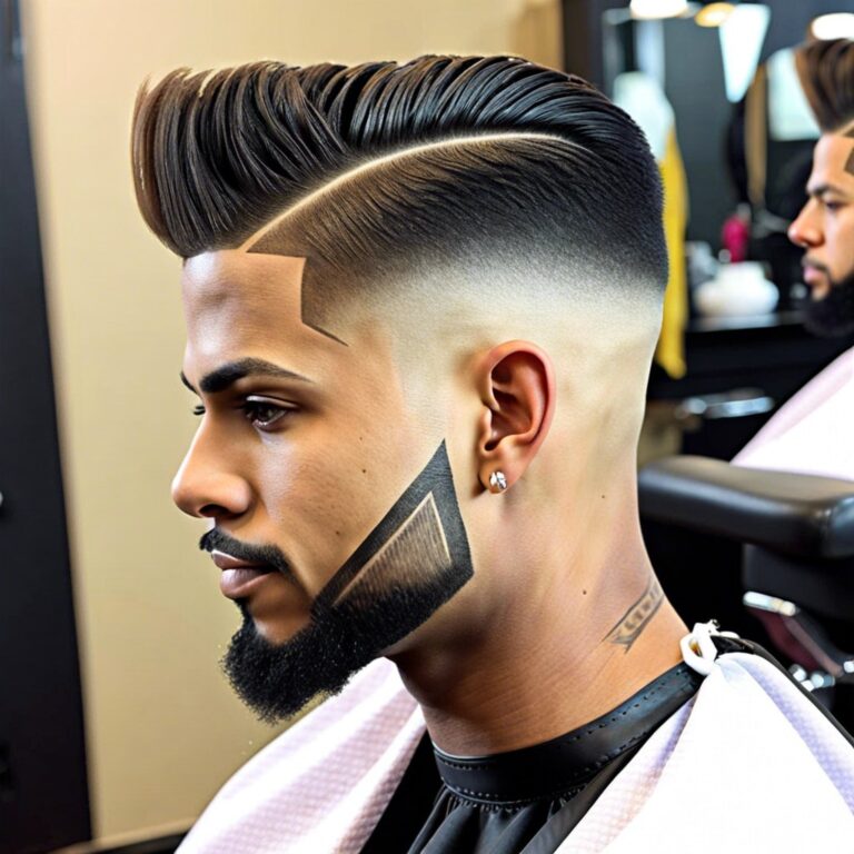 15 Burst Fade with V Design Ideas to Elevate Your Hairstyle – Burst of ...