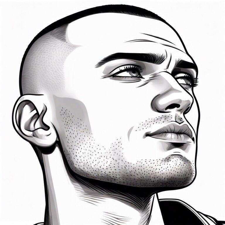 15 Big Forehead Buzz Cut Styles to Enhance Your Look – Burst of Style