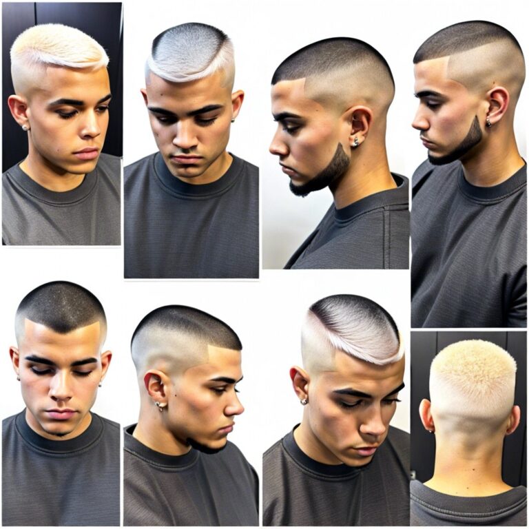 15 Bleached Buzz Cut Inspirations to Refresh Your Look – Burst of Style