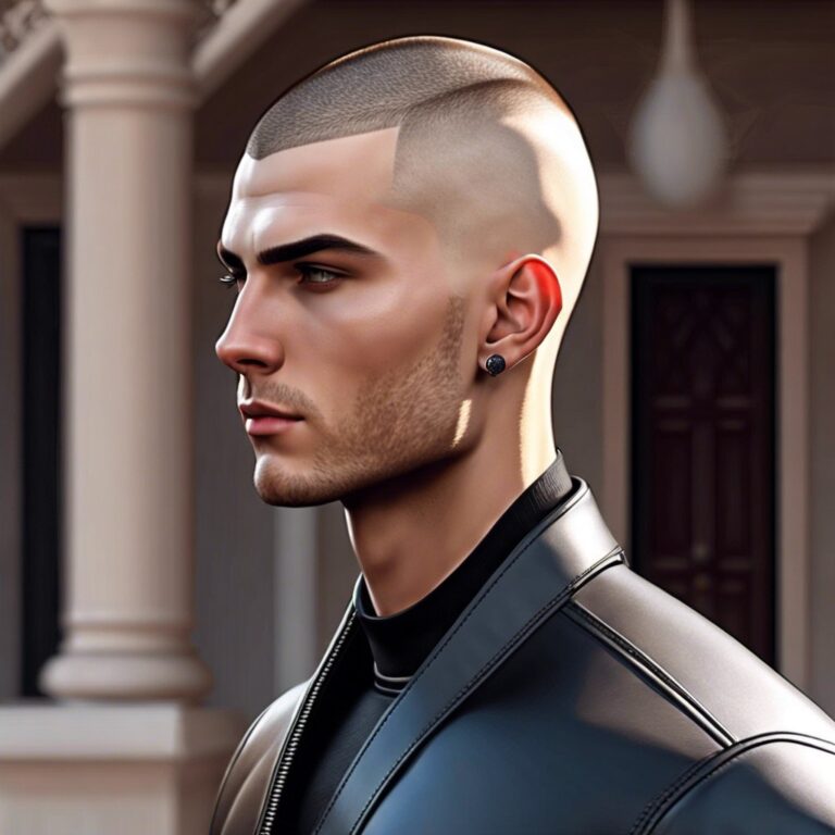 15 Buzz Cut with Widow’s Peak Styles to Refresh Your Look – Burst of Style