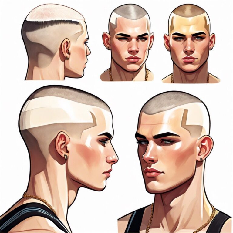 15 Bleached Buzz Cut Inspirations to Refresh Your Look – Burst of Style