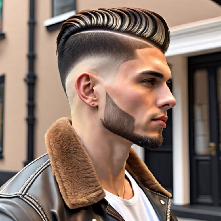 15 Stylish Middle Part with Burst Fade Haircut Ideas – Burst of Style