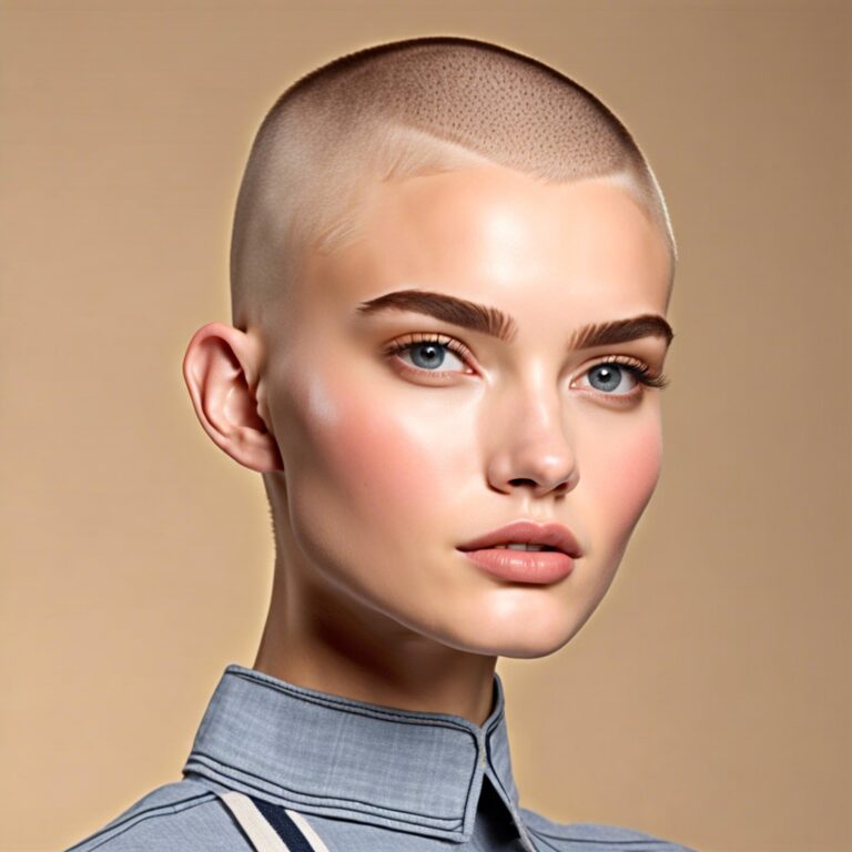 15 Buzz Cut Round Face Ideas for a Flattering Look – Burst of Style