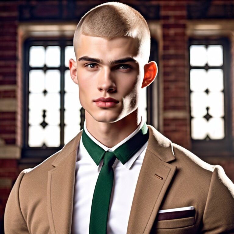 15 Big Forehead Buzz Cut Styles to Enhance Your Look – Burst of Style