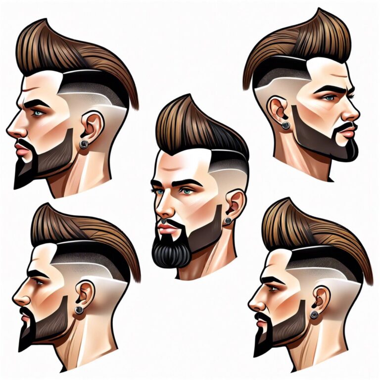 15 Stylish Middle Part with Burst Fade Haircut Ideas – Burst of Style