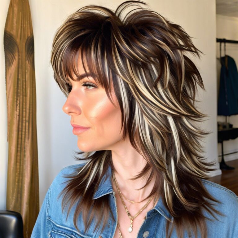 15 Middle Part Mullet Hairstyle Ideas to Refresh Your Look – Burst of Style
