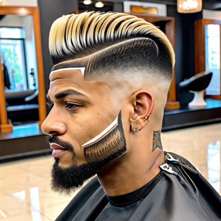 15 Reverse Burst Fade Haircut Ideas to Elevate Your Style – Burst of Style