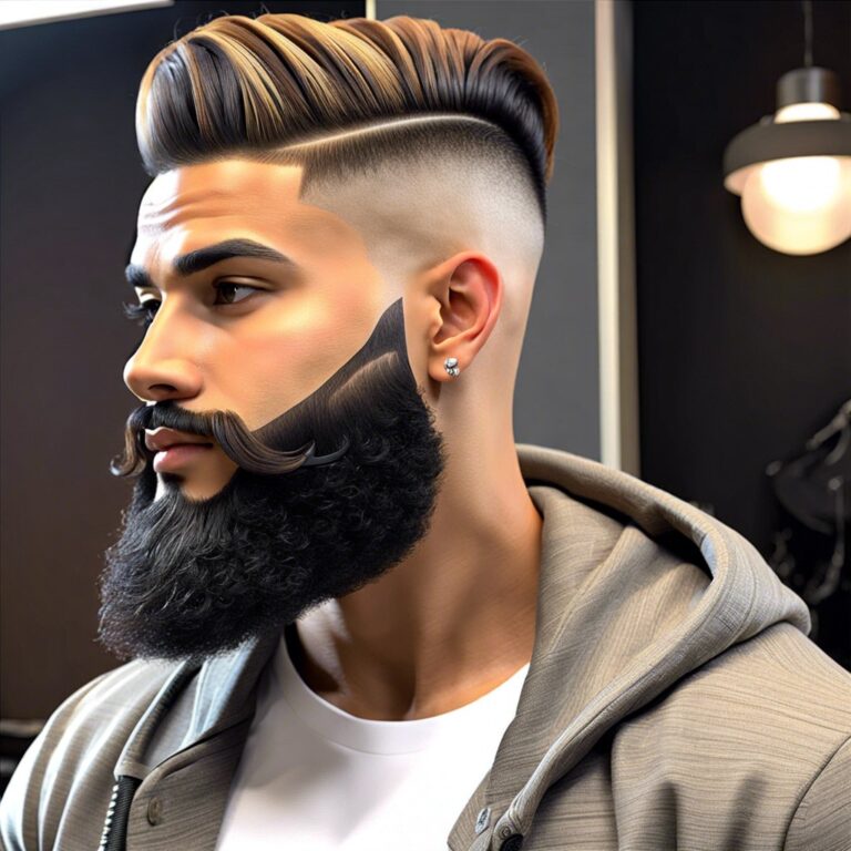 15 Creative Ideas for a Stylish V Fade Haircut – Burst of Style