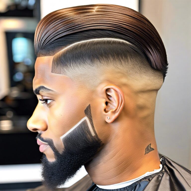 15 Stylish Middle Part with Burst Fade Haircut Ideas – Burst of Style