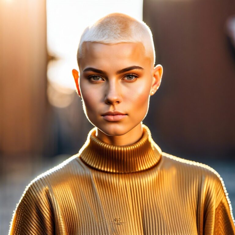 15 Bleached Buzz Cut Inspirations to Refresh Your Look – Burst of Style