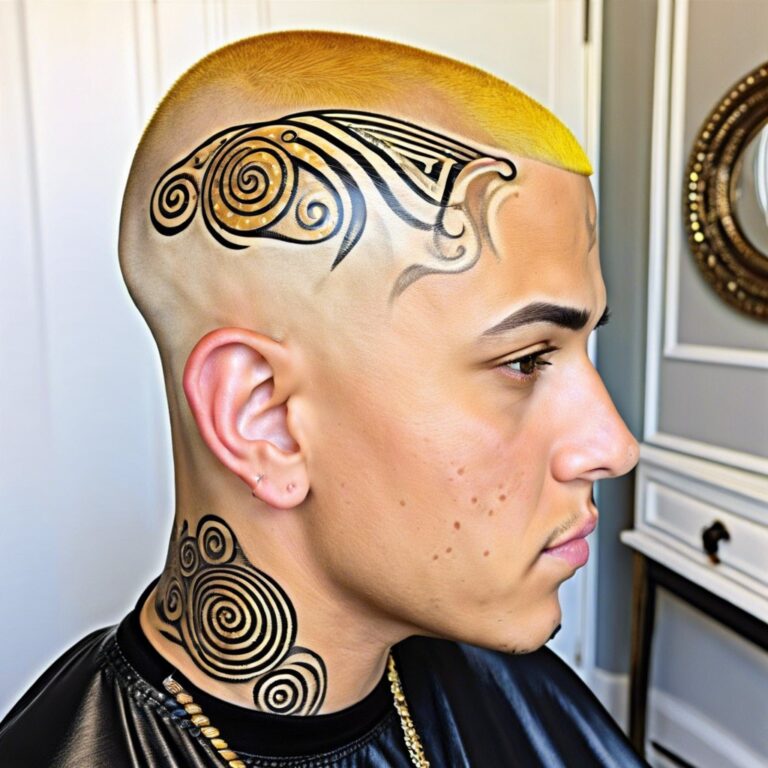 15 Bleached Buzz Cut Designs for a Bold New Look – Burst of Style