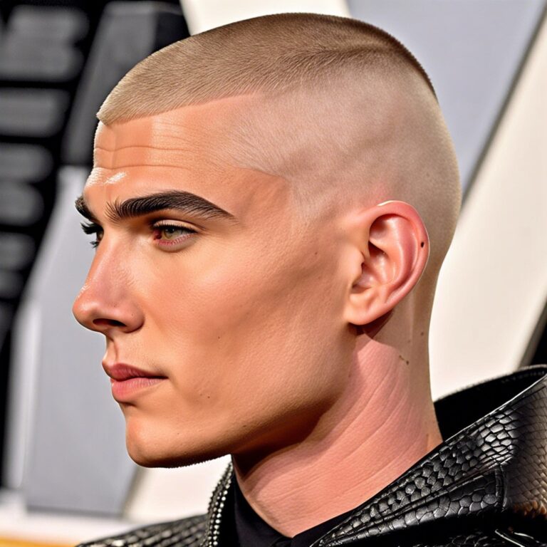 15 Buzz Cut with Widow’s Peak Styles to Refresh Your Look – Burst of Style
