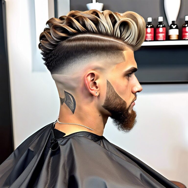 15 Burst Fade V Back Hairstyles to Elevate Your Look – Burst of Style