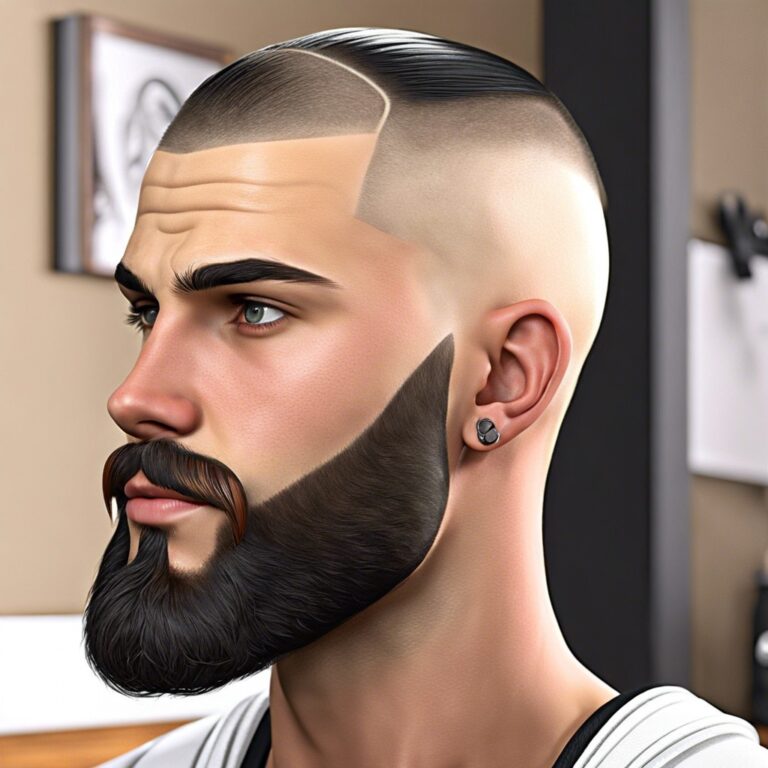 15 Buzz Cut and Beard Ideas for an Effortlessly Cool Look – Burst of Style