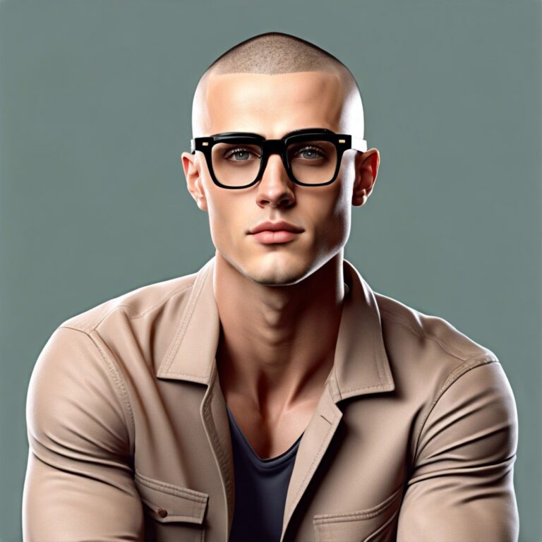 15 Buzz Cut with Glasses Ideas for a Stylish Look – Burst of Style