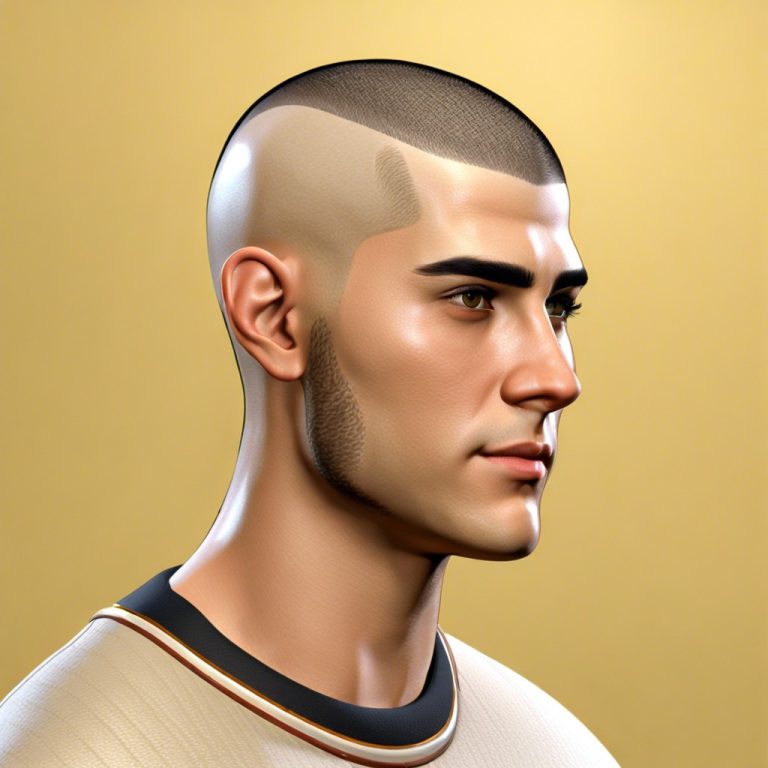 15 Fresh Ideas for a Buzz Cut with Sideburns – Burst of Style